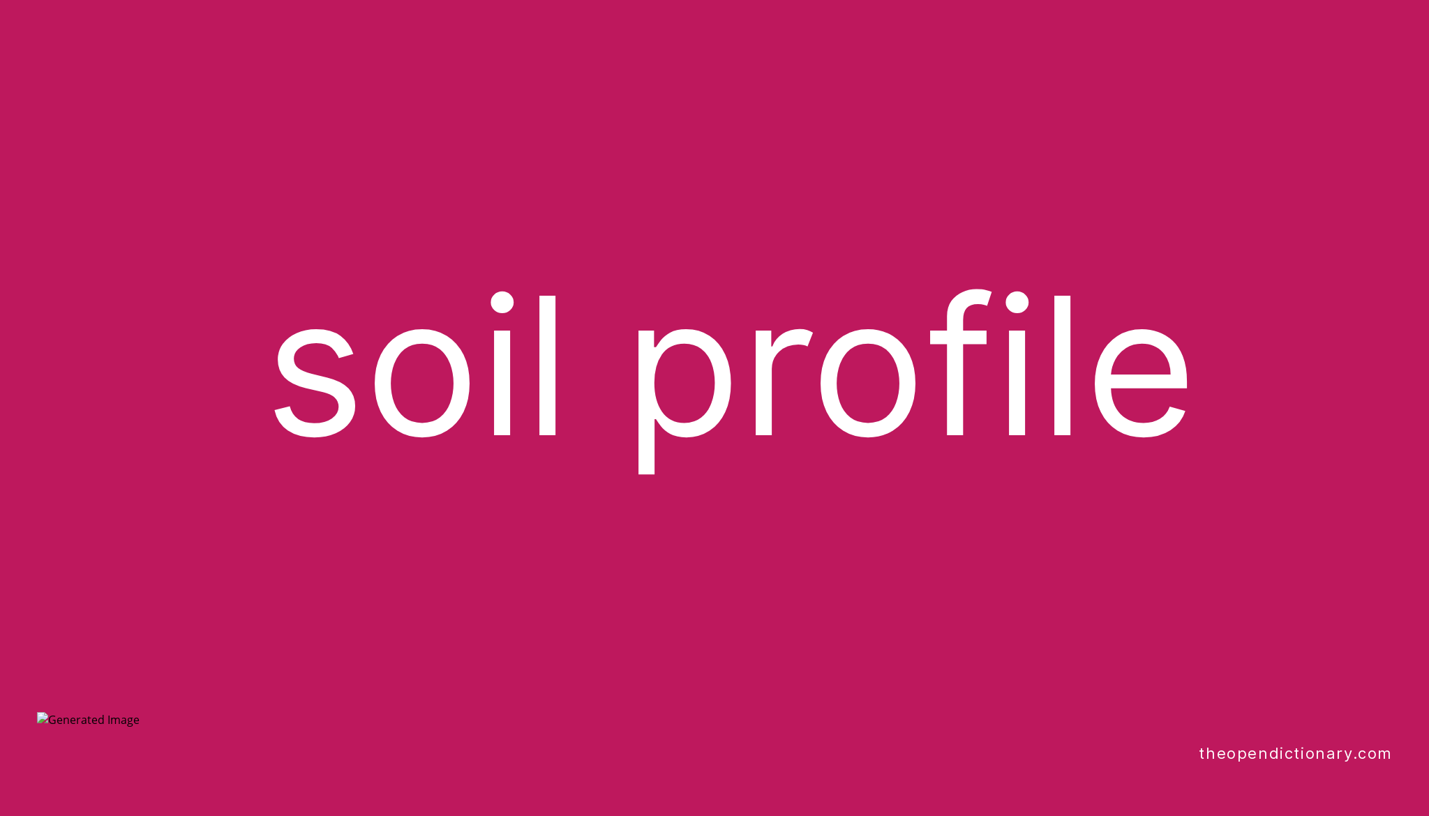 Soil Profile Meaning Of Soil Profile Definition Of Soil Profile soil-profile-meaning-of-soil-profile-definition-of-soil-profile